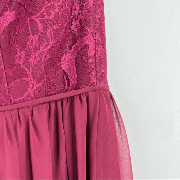 Hailey Paige Occasions | Dresses | Hailey Page Occasions Burgundy Lace ...
